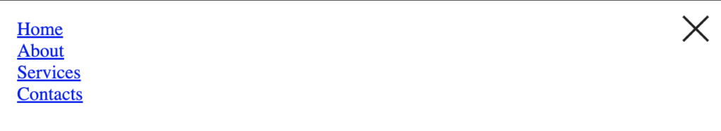 How to make a burger menu – complete code and detailed explanation